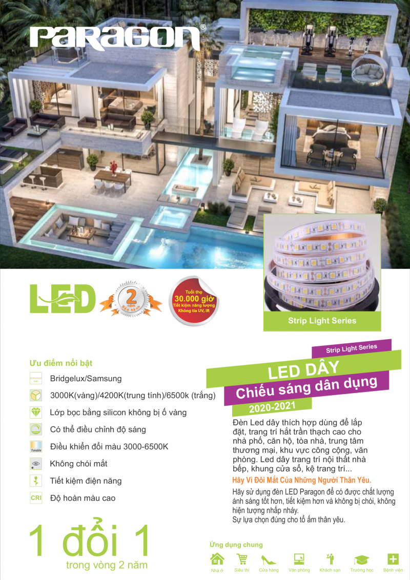 Catalogue Đèn Led dân dụng Paragon 2020-2021 - Paragon