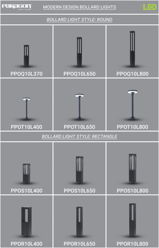 CREATE UNIQUE LANDSCAPE WITH LED BOLLARD LIGHTS - Paragon