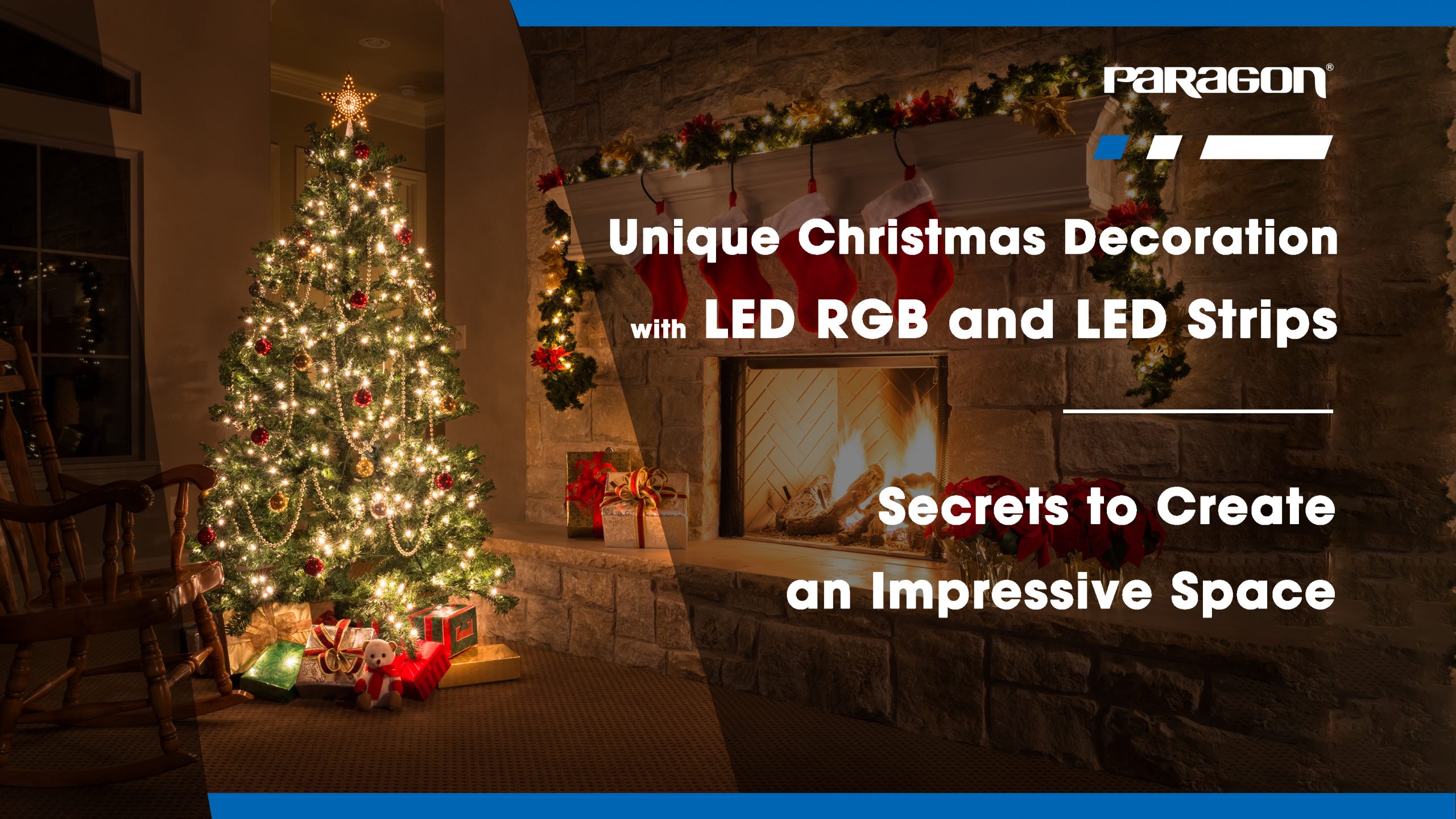 Unique Christmas Decoration with RGB LED Lights and LED Strips