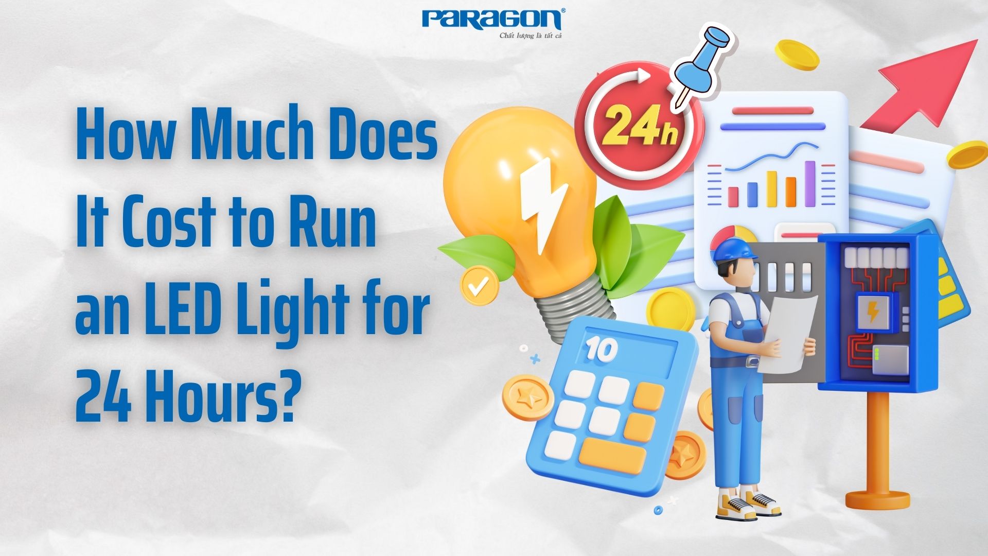 The Cost of Using an LED Light for 24 Hours in Vietnam